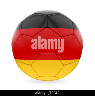 Soccer ball with German flag isolated on white background Stock Photo ...