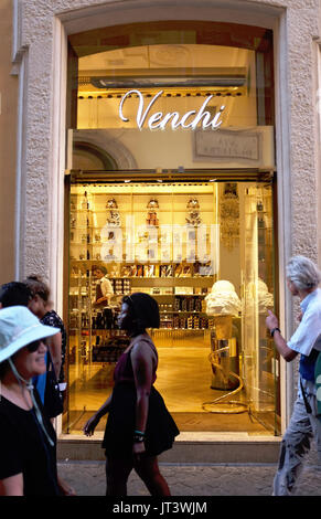Rome Italy July 2017 - Famous Venchi Chocolate and Gelato restuarants ...