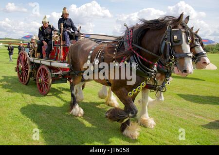 1876 Shand Mason steam powered fire engine on display at Shuttleworth ...