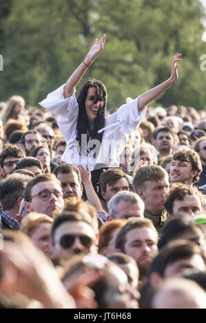 The crowd at the Trnsmt Festival at Glasgow Green in Glasgow. Picture ...