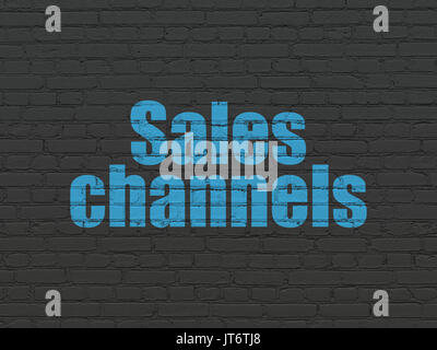 Marketing concept: Sales Channels on Digital background Stock Photo - Alamy