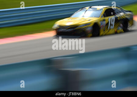 Daniel Suarez during a NASCAR Cup Series auto race at Pocono Raceway ...