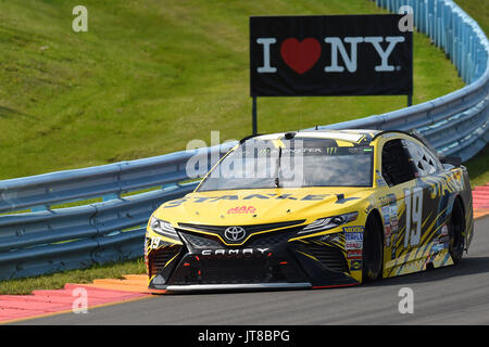Daniel Suarez during a NASCAR Cup Series auto race at Pocono Raceway ...