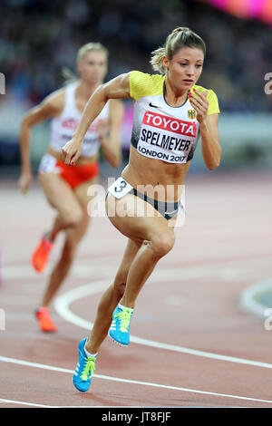 Ruth Sophia SPELMEYER (Germany) running in the Women's 400m Semi-Final ...