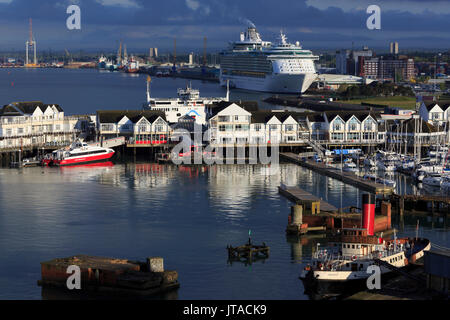 Town Quay Southampton England UK Waterfront development of housing ...