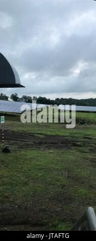 Philippines. 03rd Aug, 2017. The Calatagan Solar Farm is a 160 hectares ...