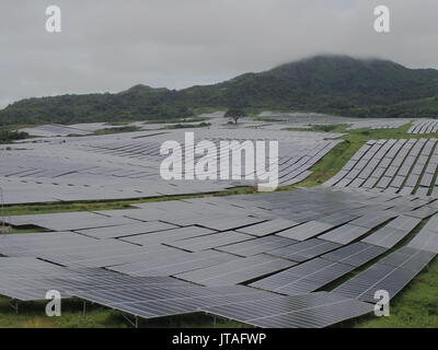 Philippines. 03rd Aug, 2017. The Calatagan Solar Farm is a 160 hectares ...