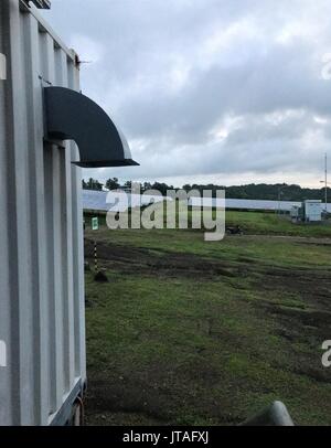 Philippines. 03rd Aug, 2017. The Calatagan Solar Farm is a 160 hectares ...