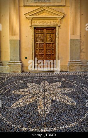 Italy Liguria Camogli - Risseu (typical Ligurian mosaic made of river ...