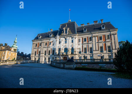 Pless Castle, a classical-style palace in the city of Pszczyna in south ...