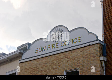 Sun Fire Office established 1710 in Canterbury Stock Photo - Alamy