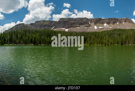 Smith Lake, in the Flat Tops Wilderness of northwestern Colorado Stock ...
