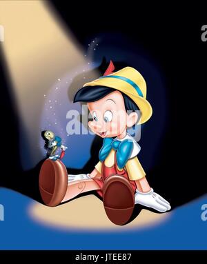 Pinocchio & Jiminy Cricket Film: Pinocchio (USA 1940) Director ...