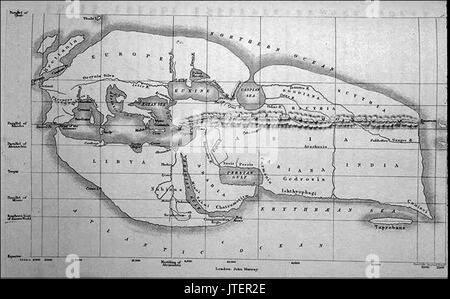 World map Strabo Stock Photo - Alamy