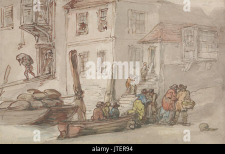 Thomas Rowlandson - Wapping Old Stairs Stock Photo - Alamy