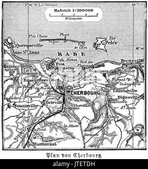 Plan von cherbourg Stock Photo - Alamy