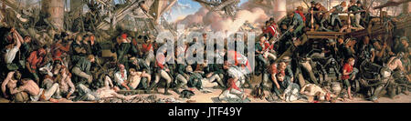 *The Death of Nelson* by Maclise is a dramatic painting depicting the ...