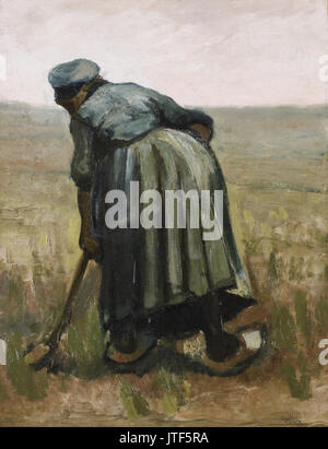 Vincent Van Gogh - Peasant Woman Bending Over 1885 Stock Photo - Alamy