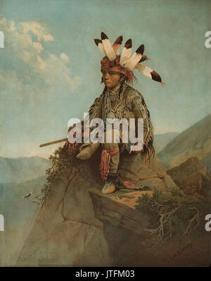 John Mix Stanley - The Young Chief Uncas Stock Photo - Alamy