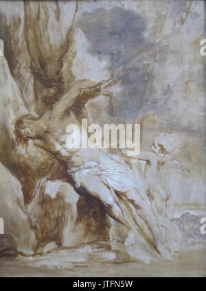 Saint Sebastian and the Angel 17th century by Anthony van Dyck Stock ...