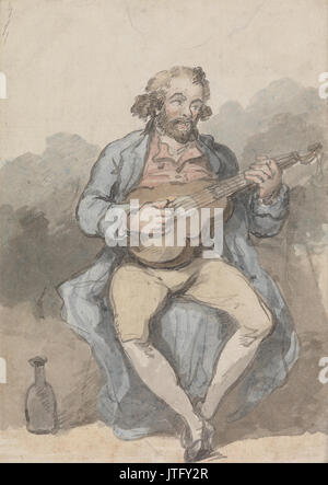 Thomas Rowlandson’s 'Rogero' is a satirical work showcasing the ...