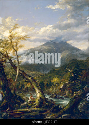 Landscape with Indian by Thomas Cole Stock Photo - Alamy