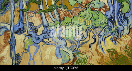 Vincent van Gogh Tree Roots and Trunks (F816 Stock Photo - Alamy
