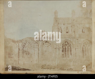 Melrose Abbey. William Henry Fox Talbot (English, 1800 - 1877 Stock ...
