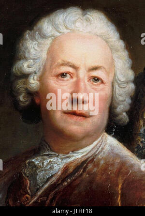 This painting by Antoine Pesne, a French Rococo artist, exemplifies the ...