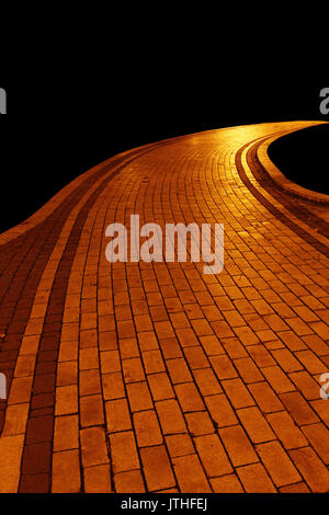 Business, economics and finance concept. The road indicator on the ...