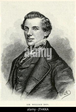 Portrait Sir William Don Stock Photo - Alamy