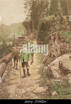 Wilhelm Gause Kaiser Franz Joseph auf der Jagd Stock Photo - Alamy