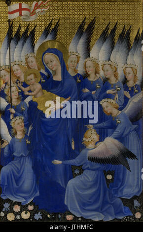 Wilton diptych; right-hand panel Stock Photo - Alamy