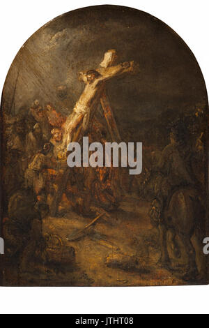 Raising Of The Cross Rembrandt