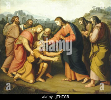 'Kristus leci slepce Uzdraveni slepeho' by Vaclav Manes (1793-1858 ...
