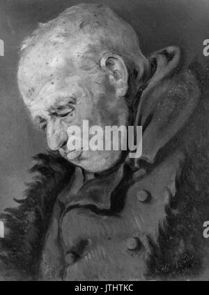 Peter Fendi 1796-1842 - Spici starec Stock Photo - Alamy
