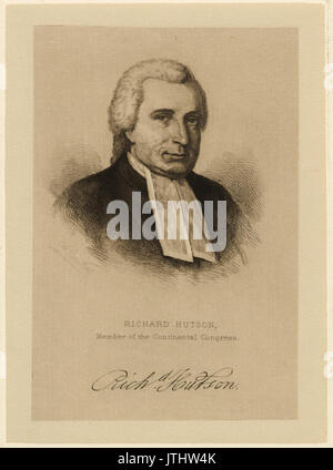 Richard Hutson, member of the Continental Congress Stock Photo - Alamy