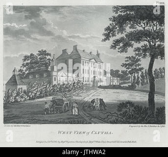 West View of Clytha Stock Photo - Alamy