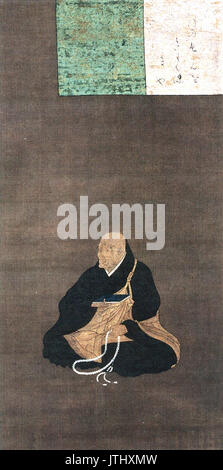 This portrait of the Japanese Zen monk and poet Ryokan depicts his ...