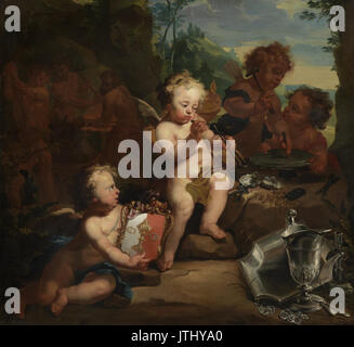 '26A Allegory' by Matthias De Visch is an allegorical painting that ...