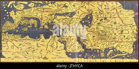 Universal Map 2, Al-Idrisi (1100-1165 Stock Photo - Alamy
