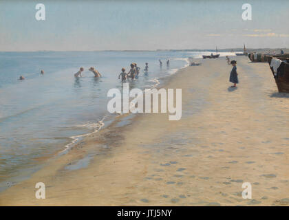 Sommerdag paa Skagen Soenderstrand Stock Photo - Alamy