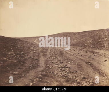 Roger Fenton (English - Valley of the Shadow of Death Stock Photo - Alamy