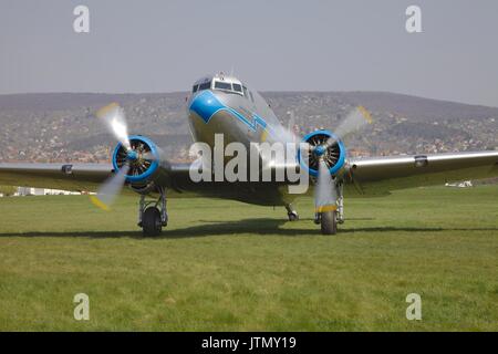 Plane engine start Stock Photo - Alamy