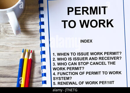 Work Permit System checklist- many uses in the oil and gas industry ...
