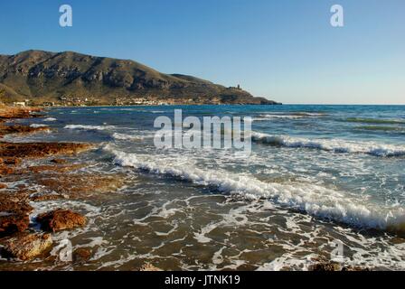 La Azohia beach Murcia in Mediterranean sea Spain Stock Photo - Alamy