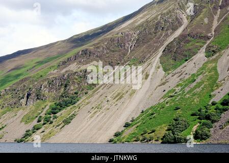 Scree slopes in Wasdale Lake District Cumbria UK Stock Photo - Alamy