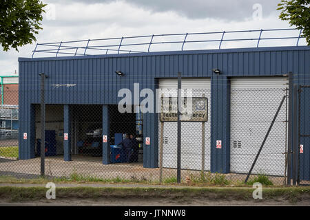 Northern Ireland government run MOT car vehicle testing centre mallusk ...