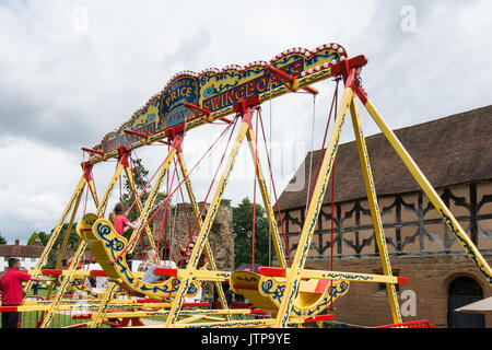 Traditional summer fairground entertainment games & fun fair rides ...