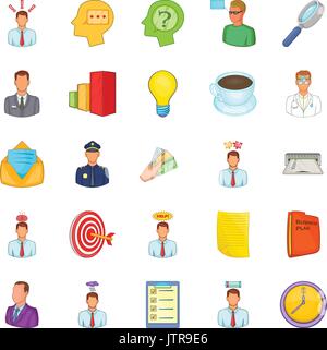 Telework icons set, cartoon style Stock Vector Image & Art - Alamy
